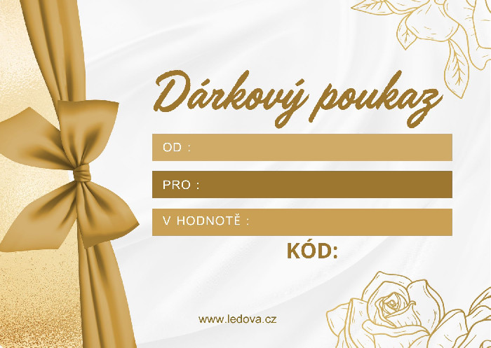 Dárkové poukazy :: Ručně vyráběné bytové a módní doplňky Ledova